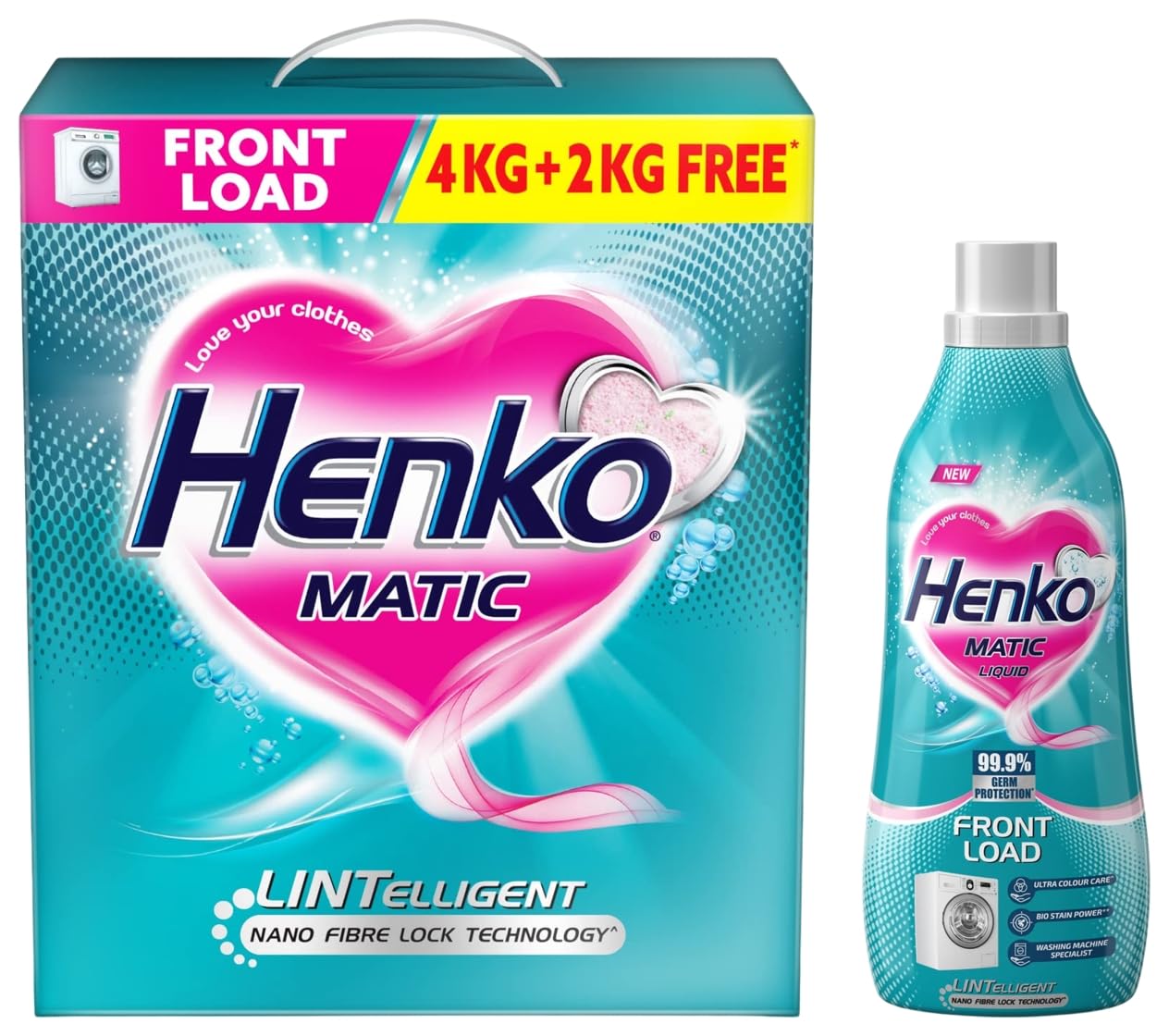 Henko Matic Front Load Combo pack (Pack of 2) : Amazon.in: Health ...