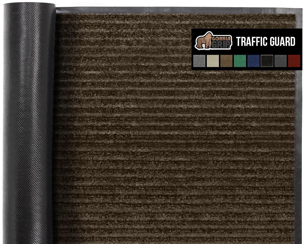 Amazon.com: Gorilla Grip Traffic Guard Door Mat, Heavy Duty Welcome ...