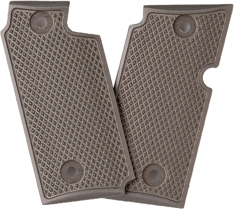 Amazon.com : Alumagrips Slimline Complete Checkering Grip, Olive Gray ...