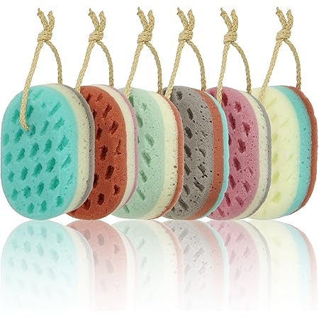Amazon.com: KECUCO 3 Pcs Bath Sponge for Women, Men, Kids, Sponge ...