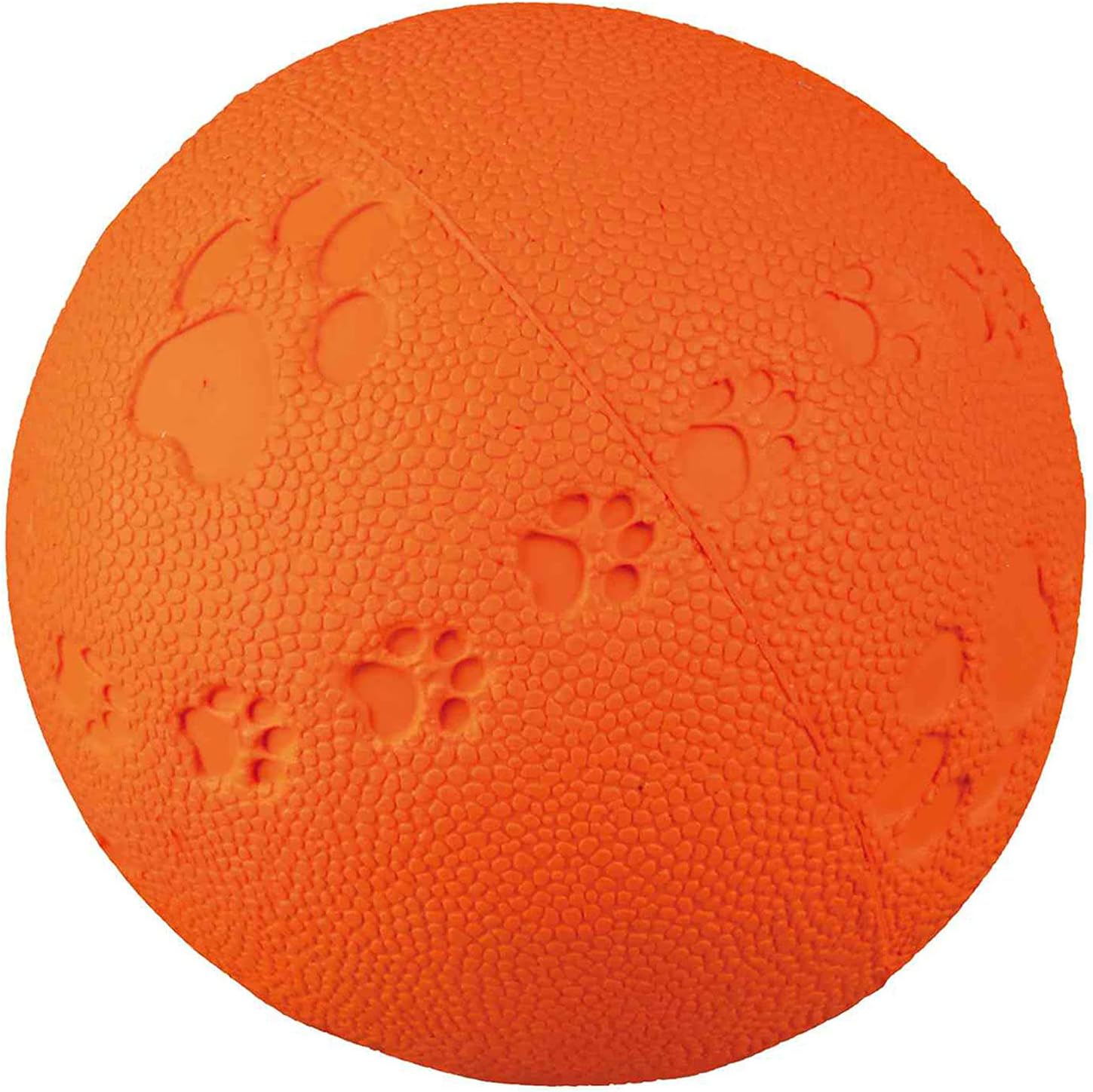 Trixie Natural Rubber Toy Dog Ball with Sound, 7 cm- Random, Green/Pink ...