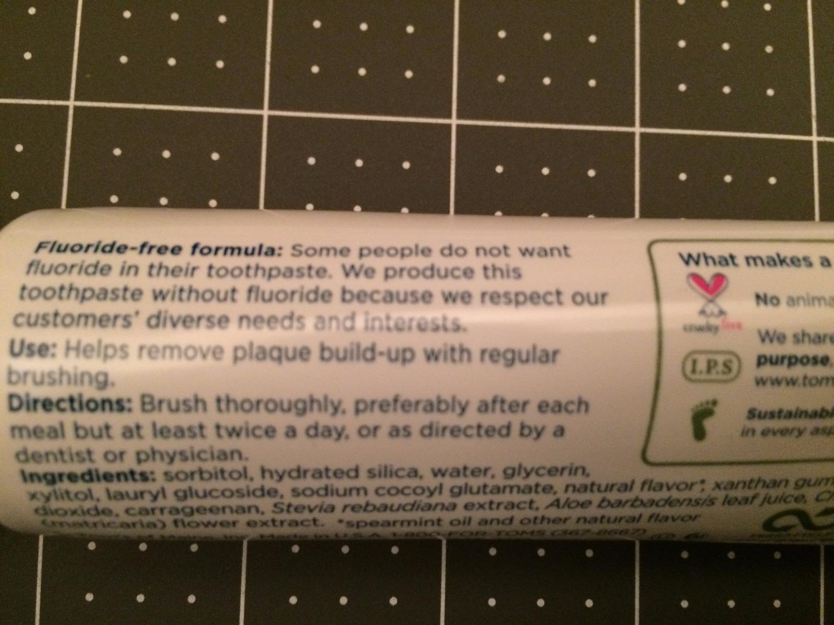 Amazon.com: Tom's of Maine, Botanically Bright SLS and Fluoride-Free ...