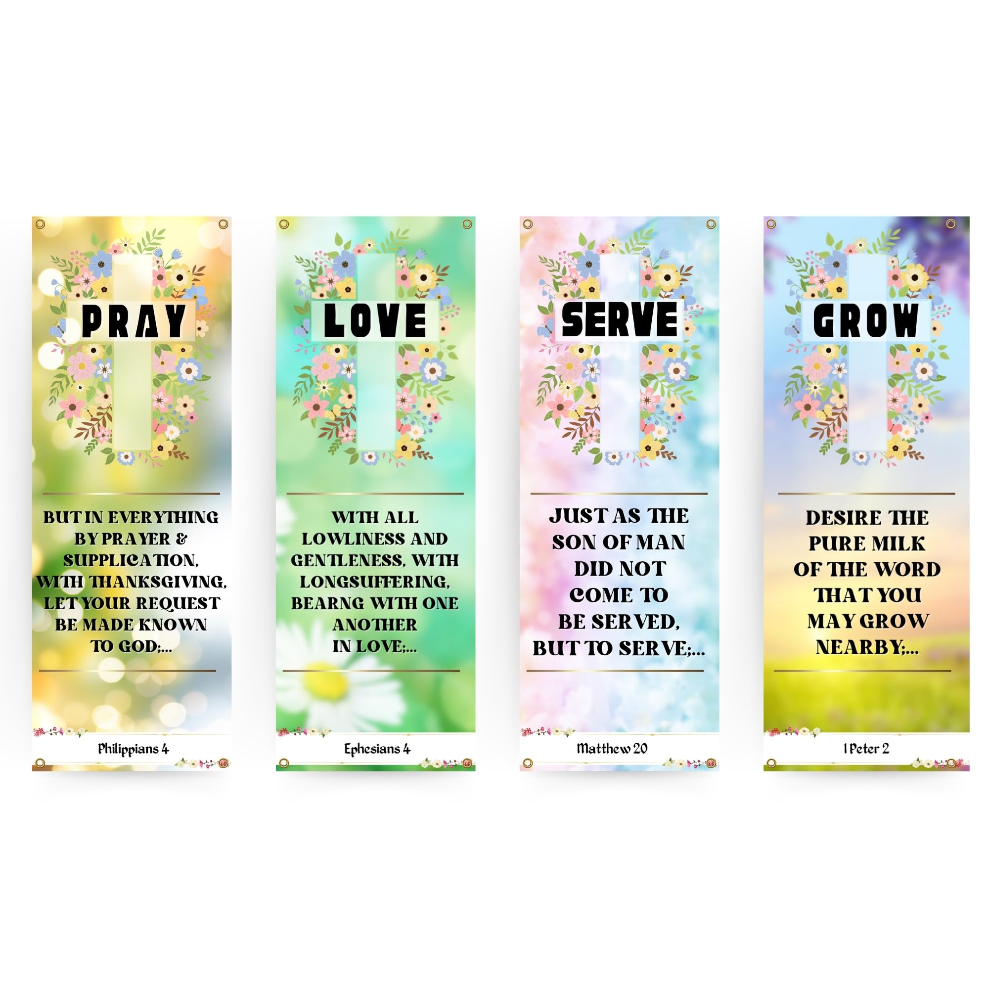 Amazon.com: BaloeDesigns Church Banners for Sanctuary wall with ...