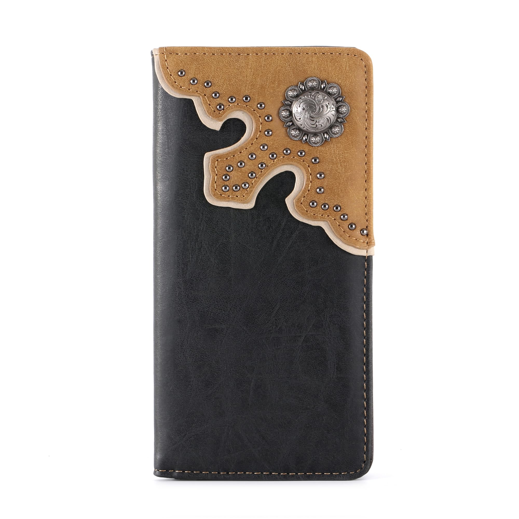 Amazon.com: Montana West Western Wallet for Men Long Bifold Wallet with ...