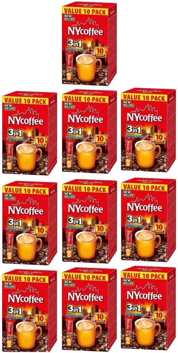 100 x NY 3 in 1 Original Coffee Instant Sticks - NEW & Improved Rich ...