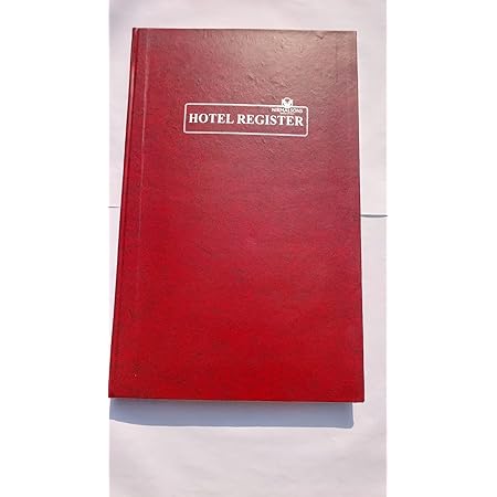 Nirmal SONS Hotel Register Leather Binding 1500 Entries Hotel Record ...