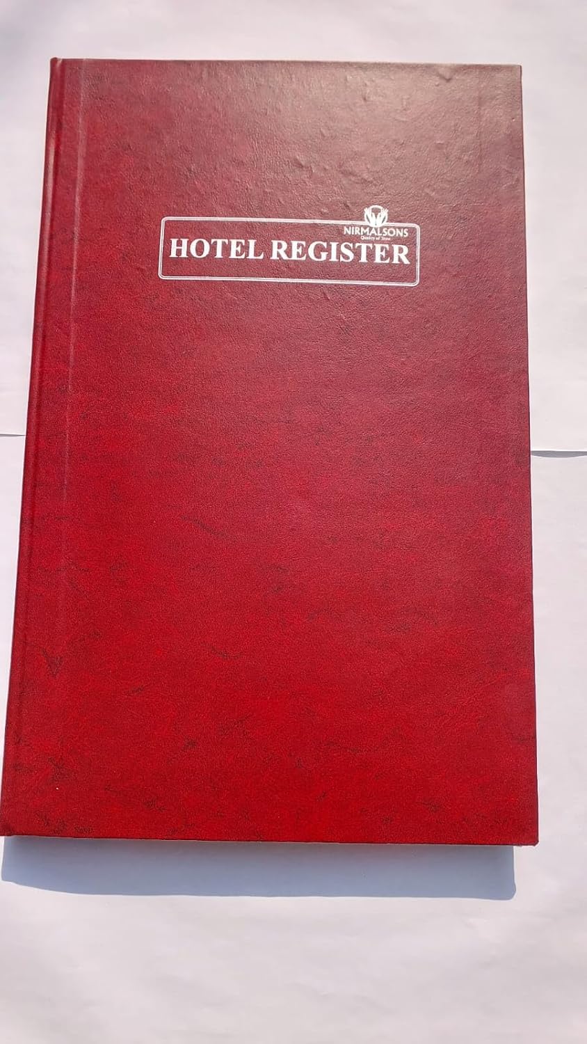 Nirmal SONS Hotel Register Leather Binding 1500 Entries Hotel Record ...