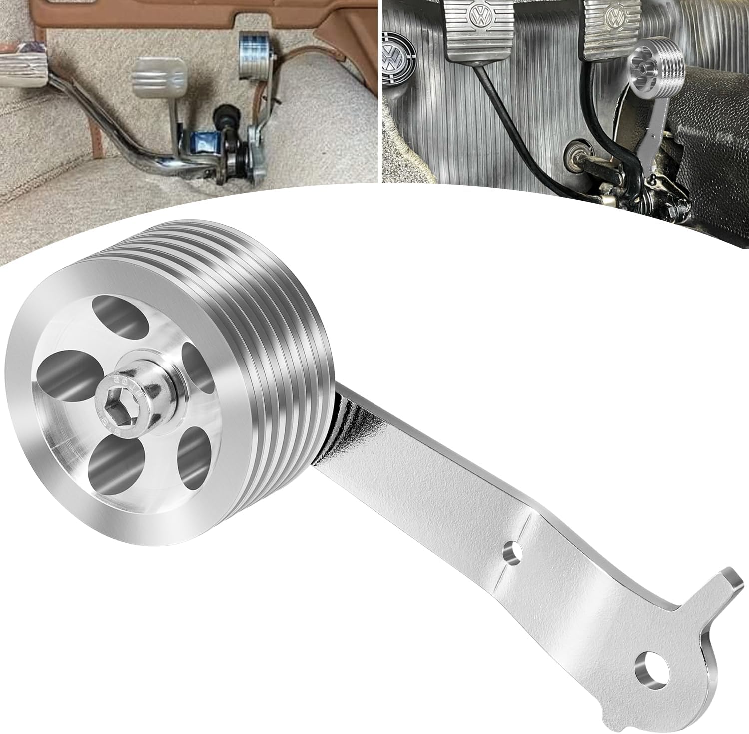 Amazon.com: Camoo 8511 Billet Aluminum Roller Gas Pedal for 1949-1977 ...