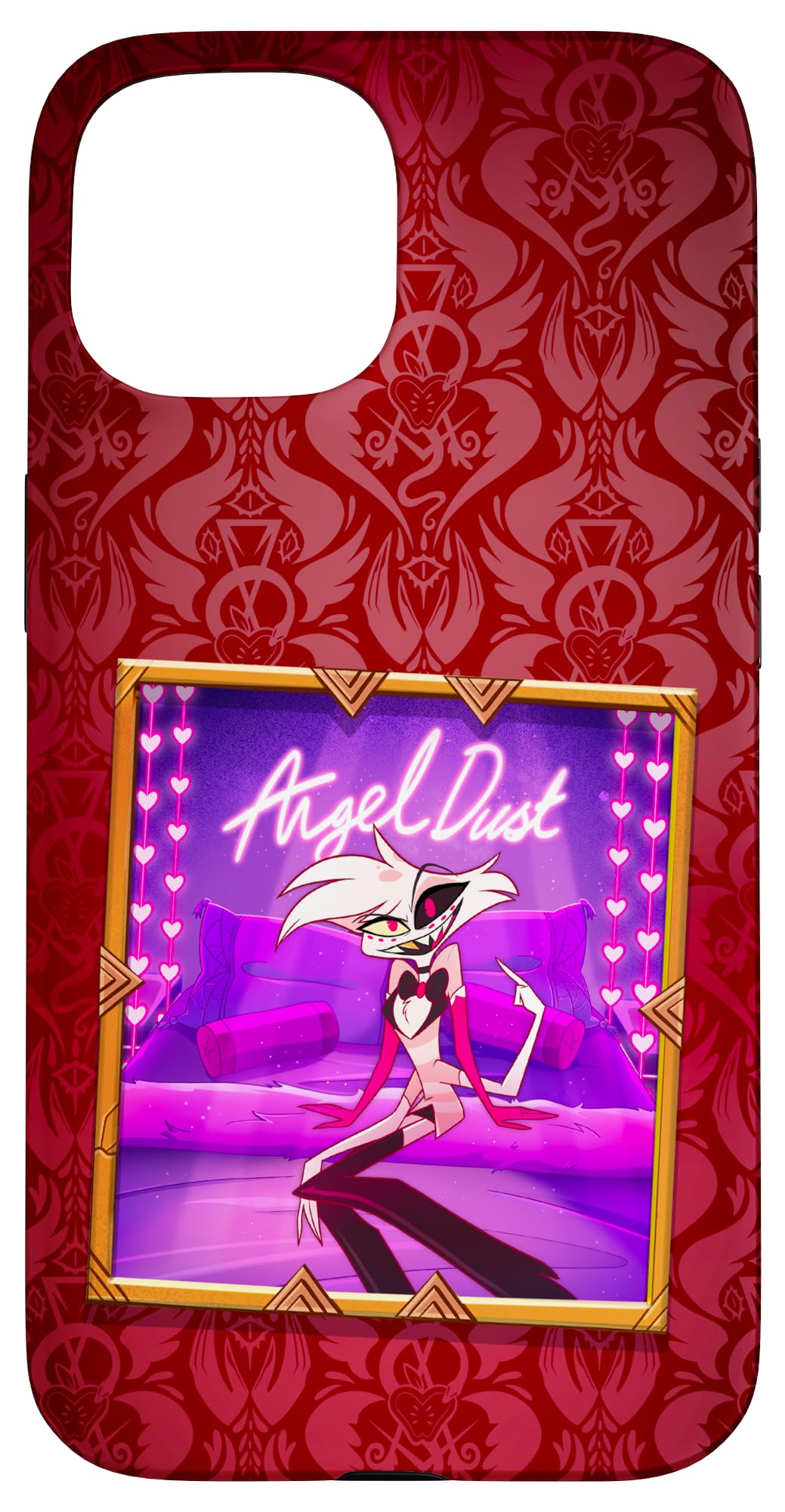 iPhone 15 Hazbin Hotel – Angel Dust Phone Case Case – BigaMart