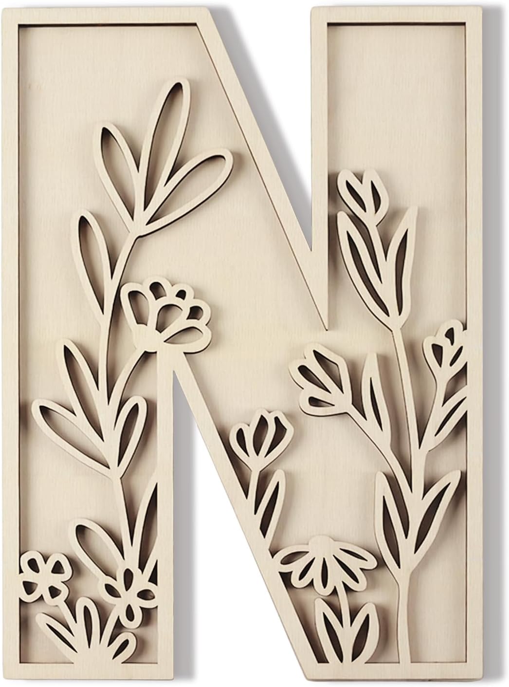 Amazon.com: Layered 12 Inch Large Wooden Letters for Wall Decor ...