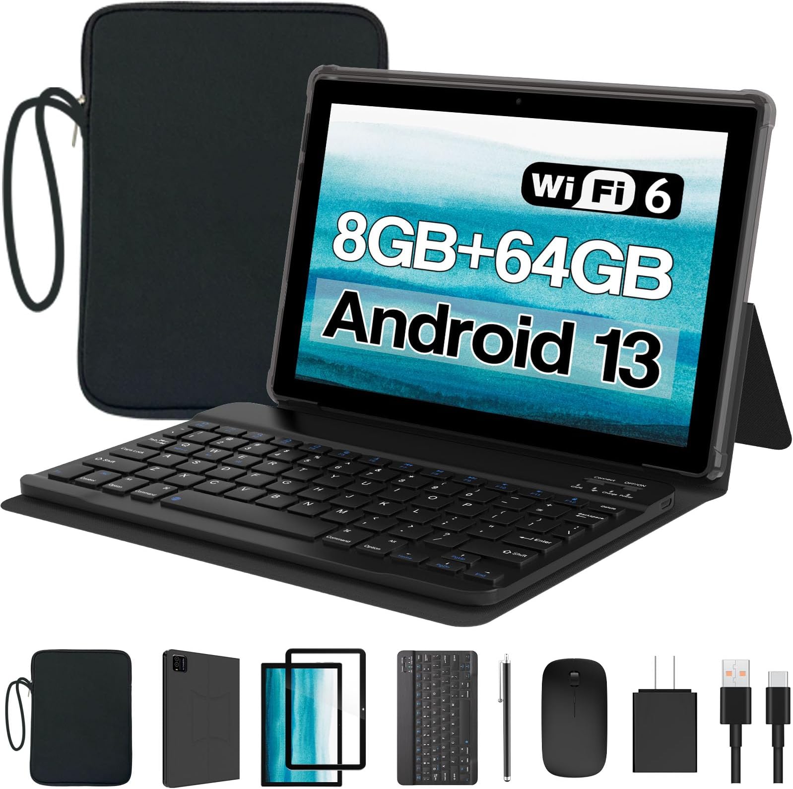 Amazon.com : COOPERS Tablets 10 inch, 128GB ROM 6GB RAM, 1TB Expandable ...