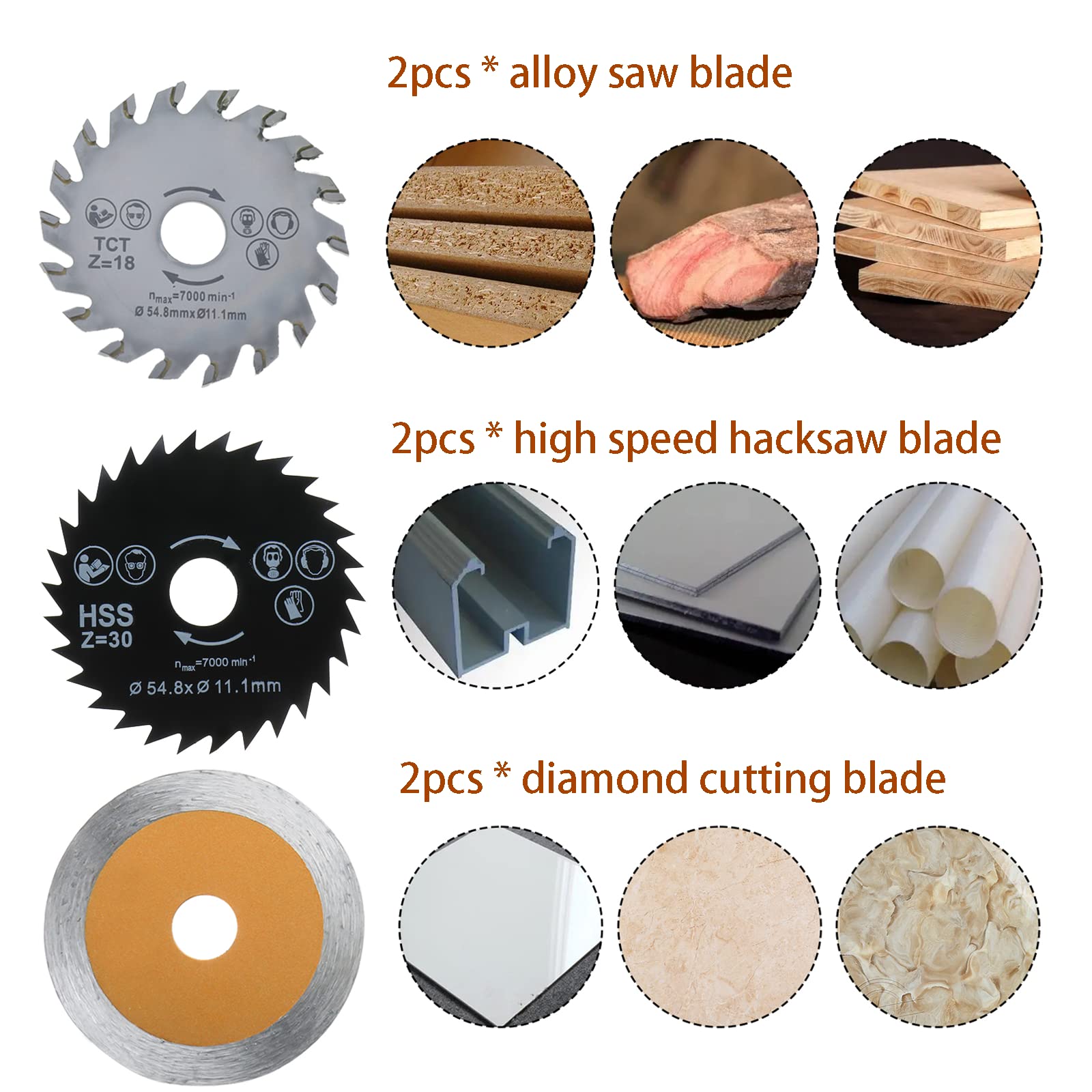 Snapklik.com : WerkWeit Mini Circular Saw Set 400W 3400RPM Handheld