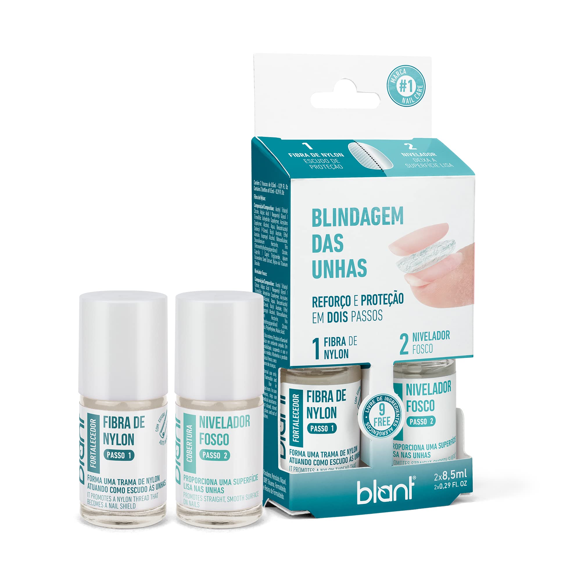 Blant Blindagem Das Unhas Blant 2X 8 5Ml Transparente | Amazon.com.br