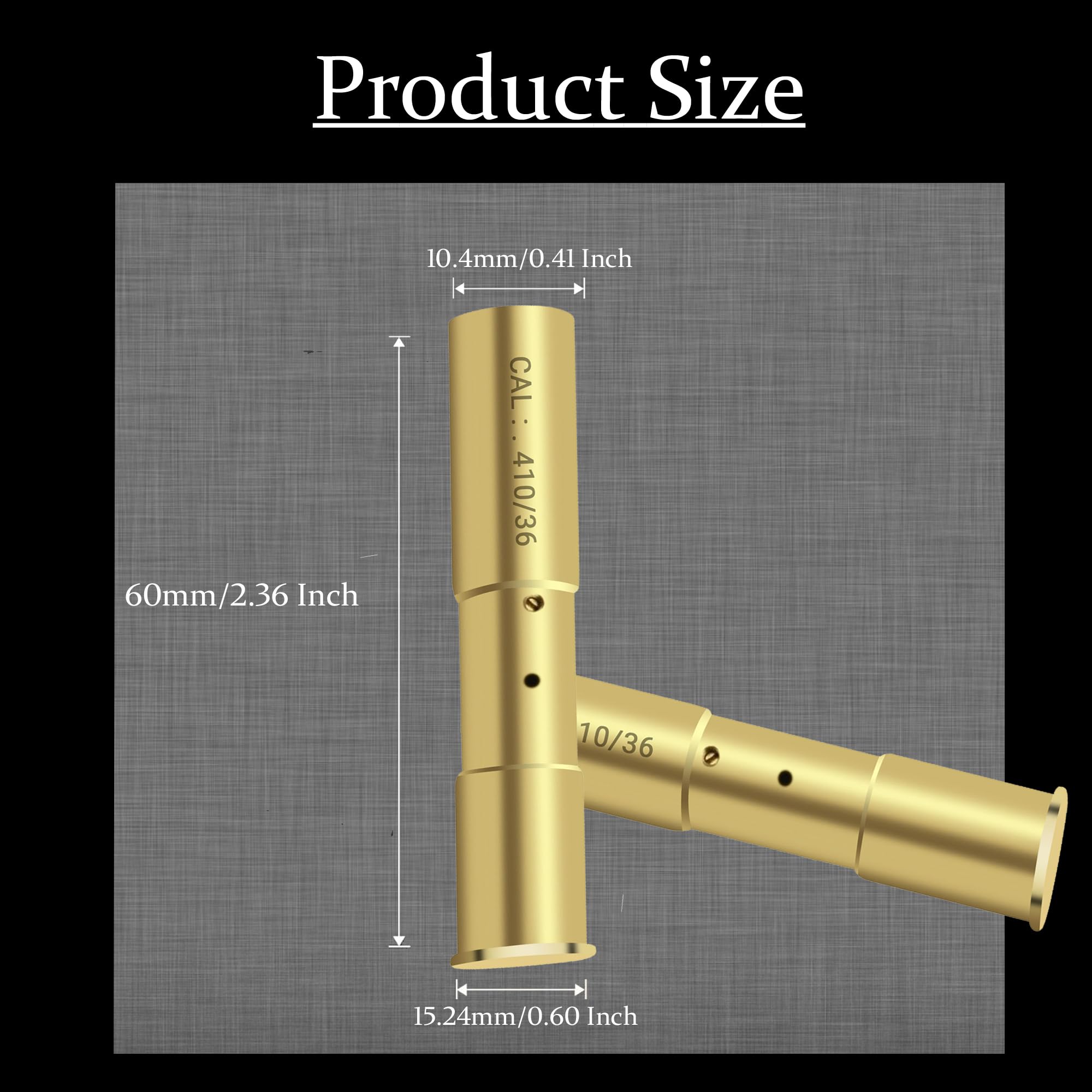 Snapklik.com : 410 Gauge Red Dot Laser Bore Sighter Laser Trainer ...