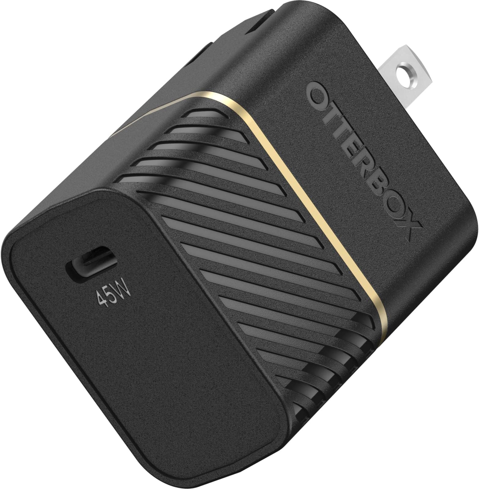 OtterBox Fast Charge USB-C Wall Charger, 45 Watt - Black Shimmer ...
