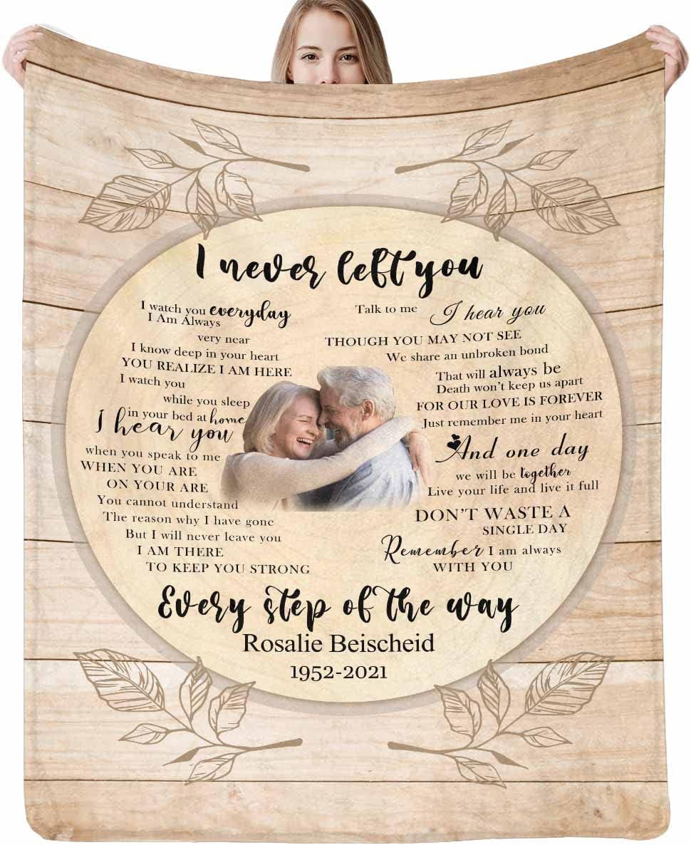 Amazon.com: D-Story Custom Memorial Throw Blanket - Personalized Memory ...