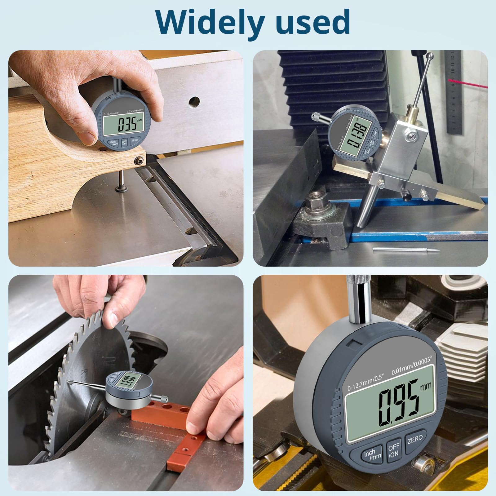 Snapklik.com : ALLmeter DTI Digital Dial Indicator 0.01mm Resolution