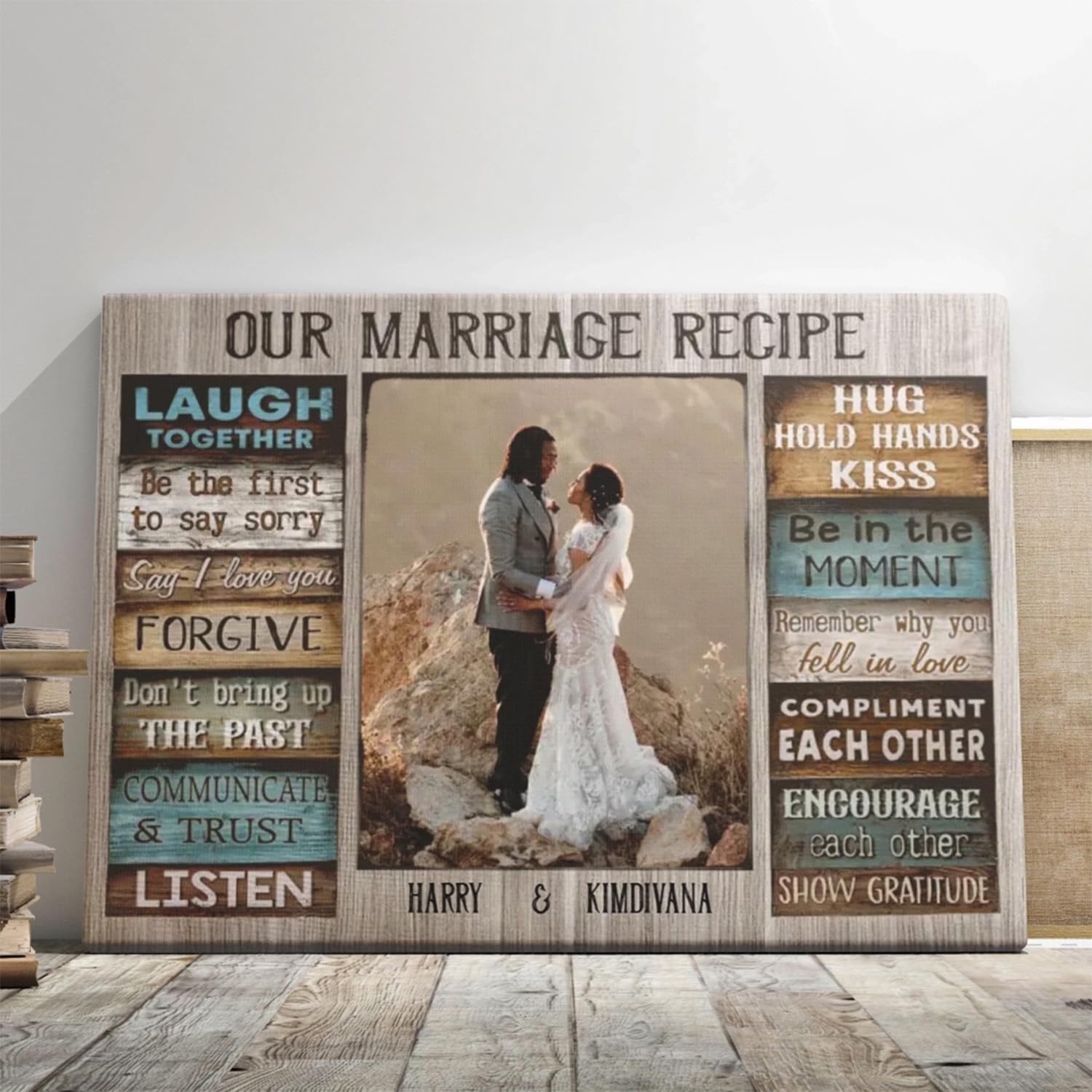 Canvas wedding gifts | Beachweddingtips.com