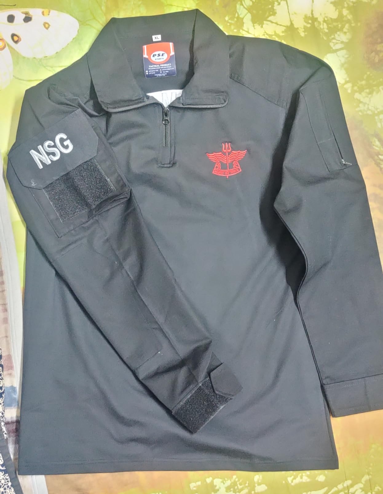 Buy PSF SPORTS Saahas Ki Vijay Logo Full Sleeves Army Military Tactical ...