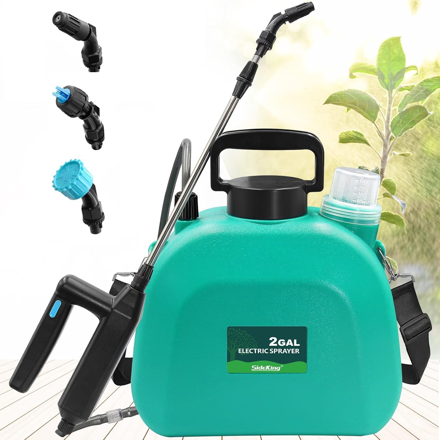 Amazon.com : 2 Gallon Battery Powered Garden Sprayer: Electric Power ...