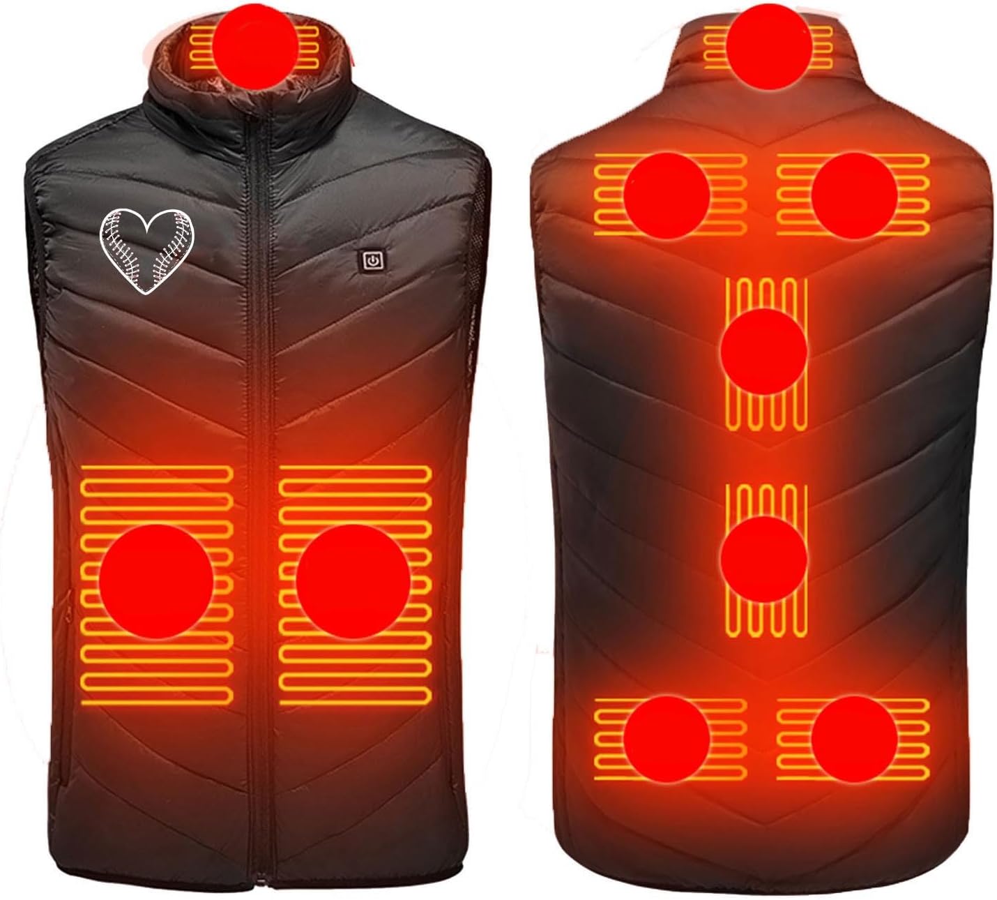 Amazon.com: Men Women Heated Vest Heated Jackets Rechargeable ...