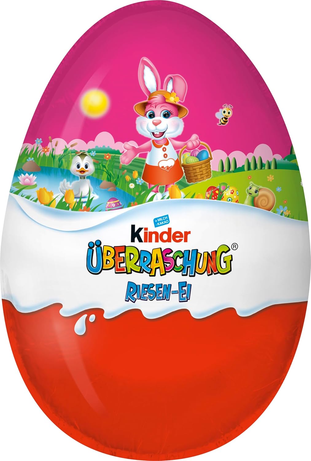 Kinder Surprise Chocolate Maxi Easter Egg Gift, 220 g : Amazon.co.uk ...