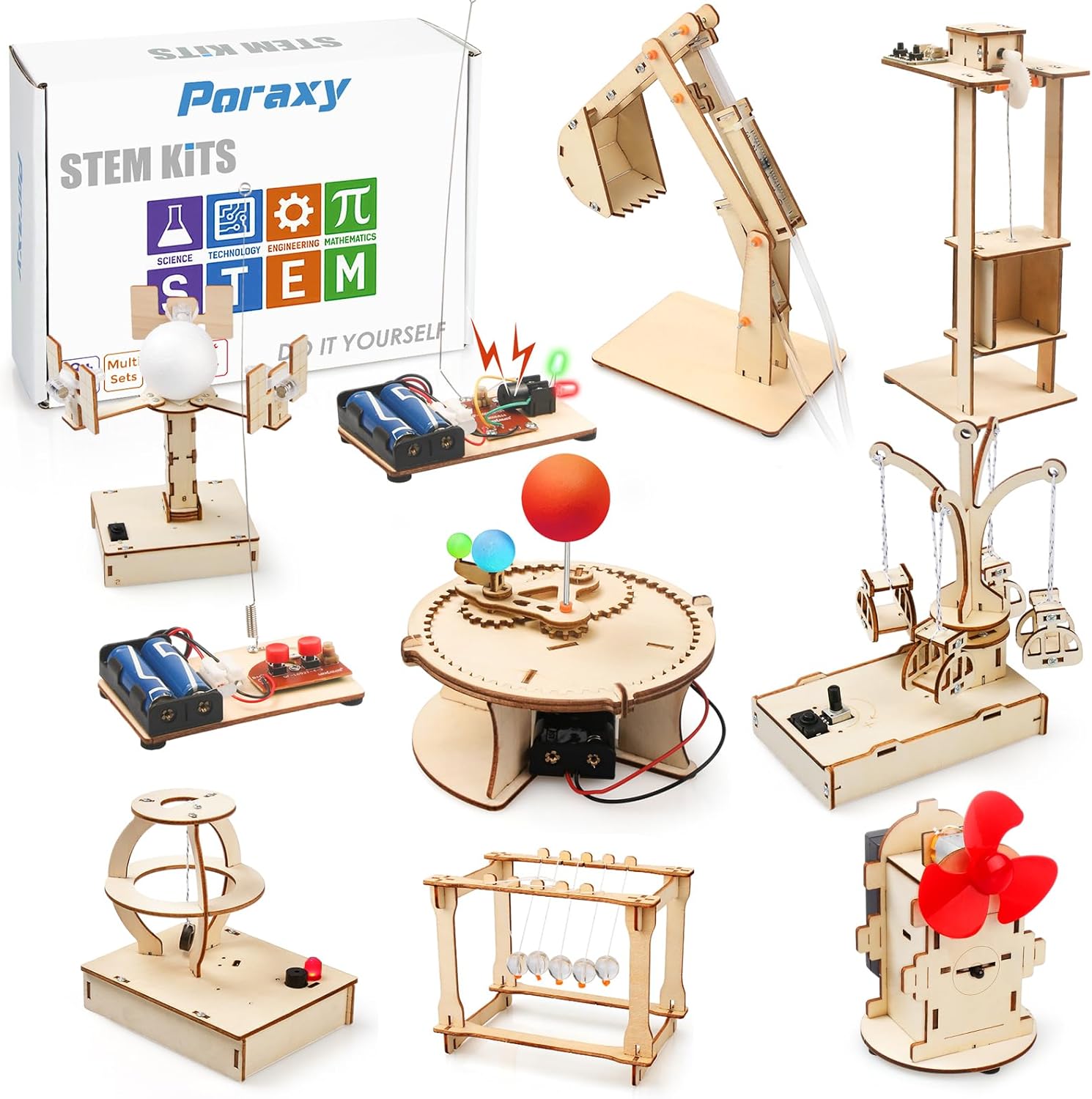 Amazon.com: 10 in 1 STEM Kits for Kids 8-10-12, Toys for Ages 8-13 ...