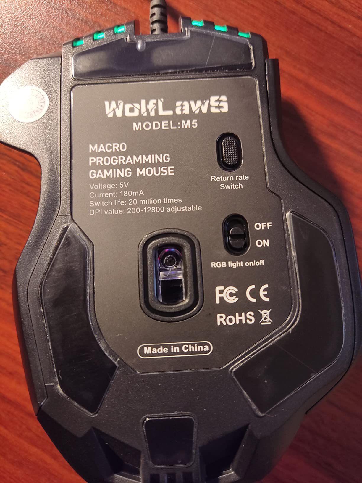 $4/mo - Finance Wired Gaming Mouse, Computer PC Gaming USB Mice with 12 ...