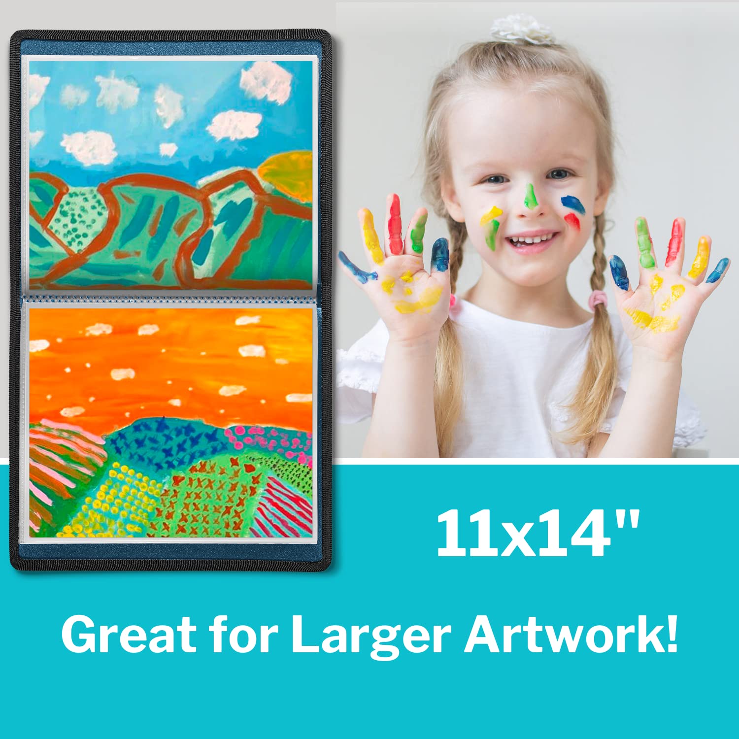 Snapklik.com : Dunwell Large Art Portfolio 11x14 (Blue) - Portfolio ...