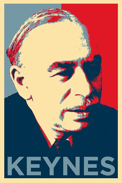 Amazon.com: Textured Paper - John Maynard Keynes Art Print - Hope ...