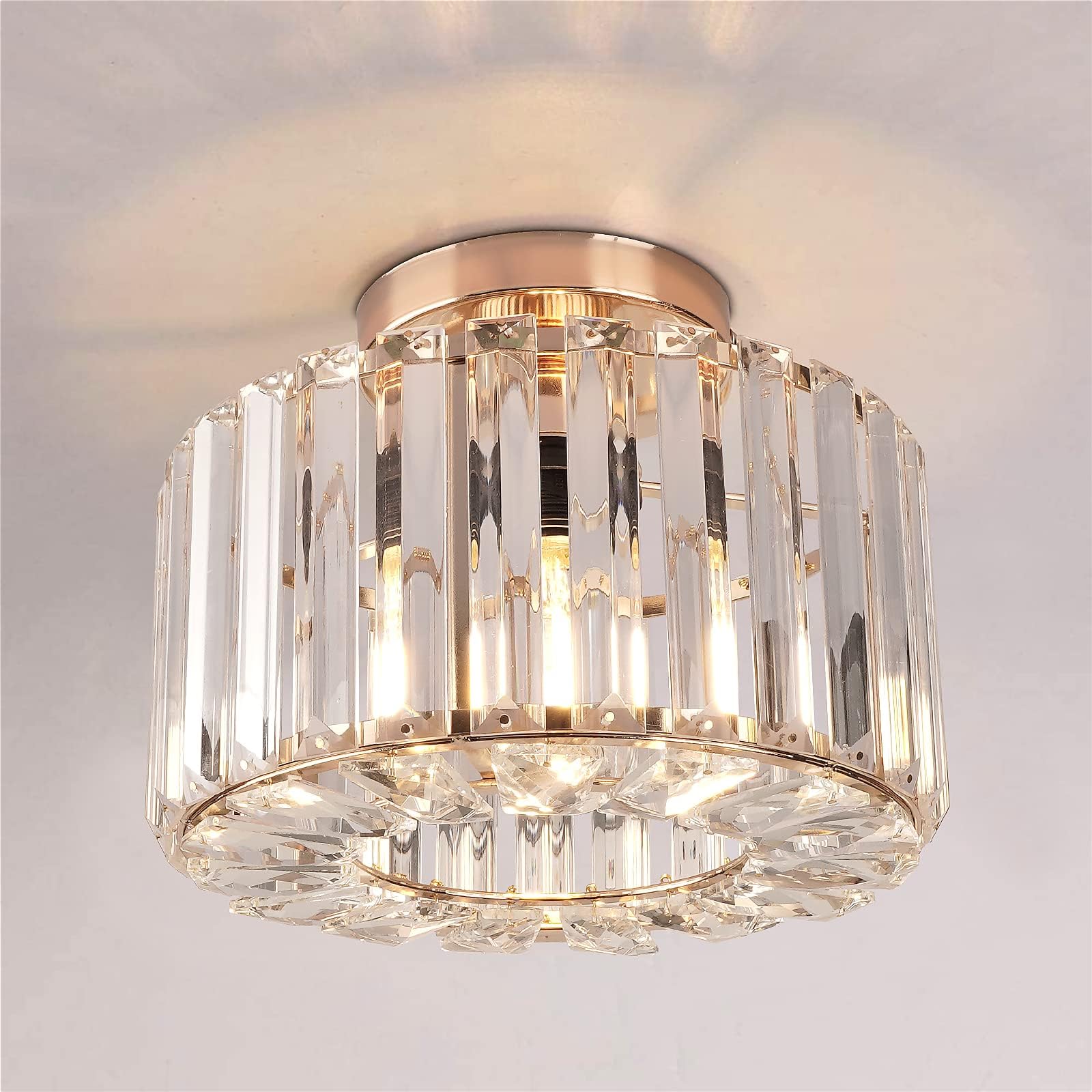 SXNING Aisle LED Ceiling Lamps Living Room Ceiling Lights Crystal ...