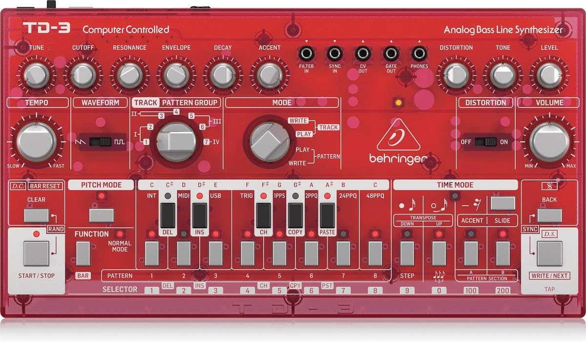 Amazon.com: Behringer EDGE Analog Semi-Modular Percussion Synthesizer ...