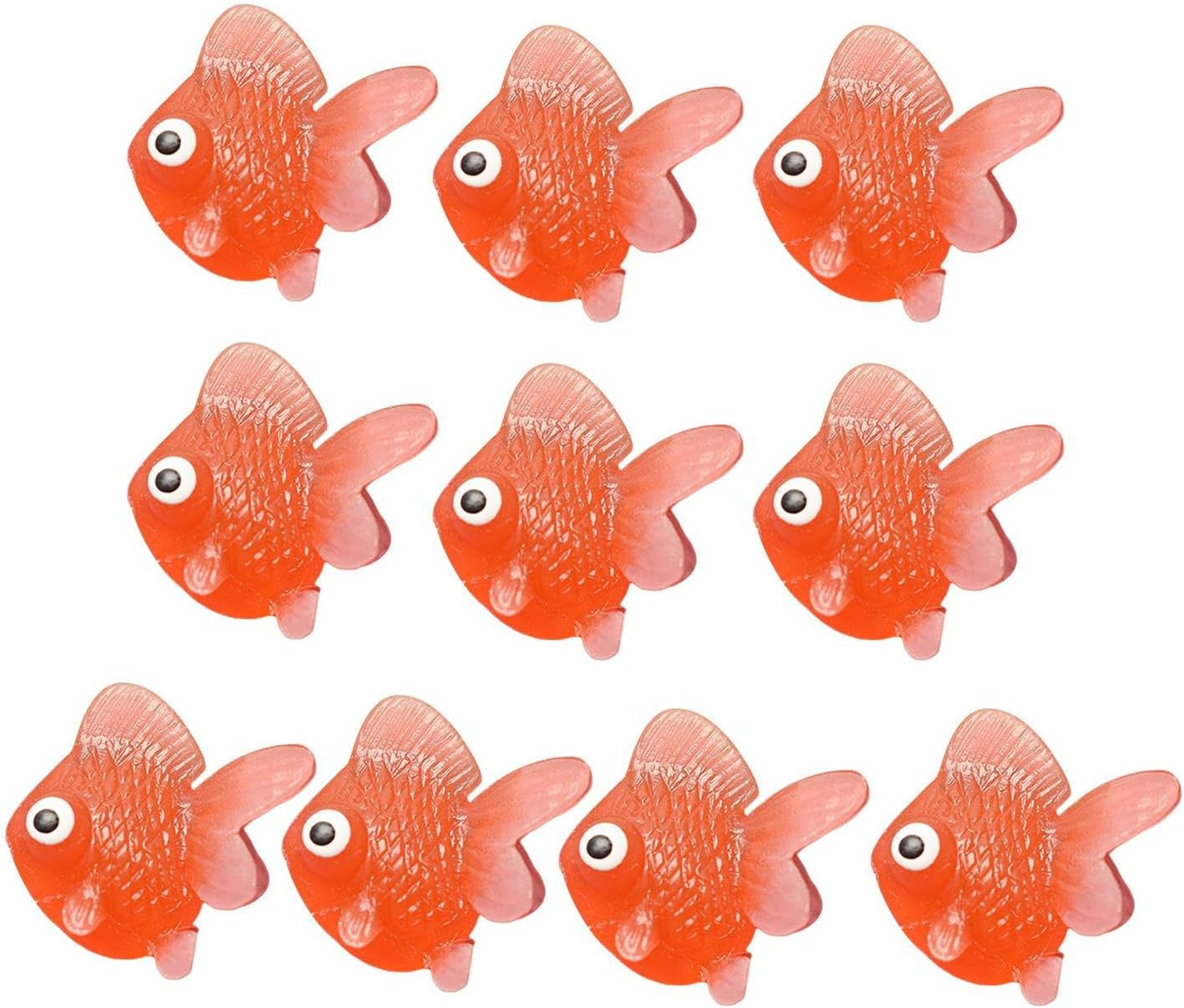 YanHao Mini Peces para niños - Peces Colores en Miniatura, 10 Piezas ...