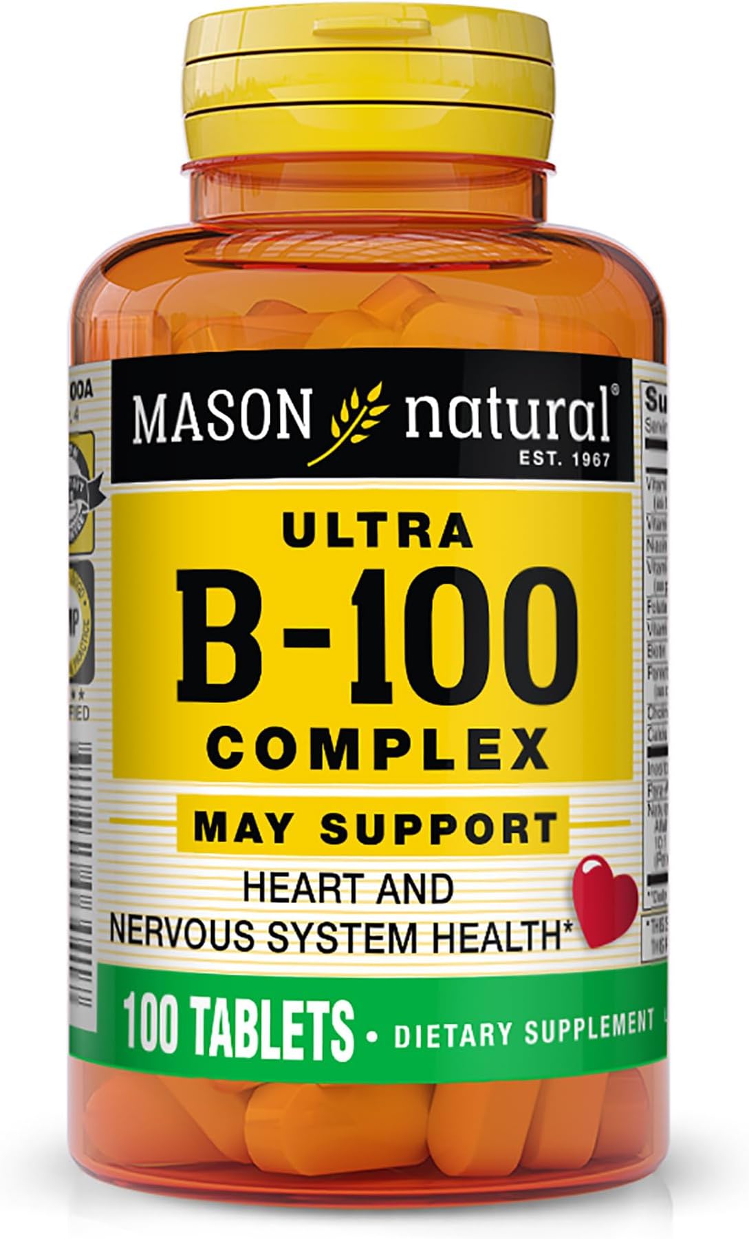 Amazon.com: Nature's Way B-100 Complex, Supports Cellular Energy and ...