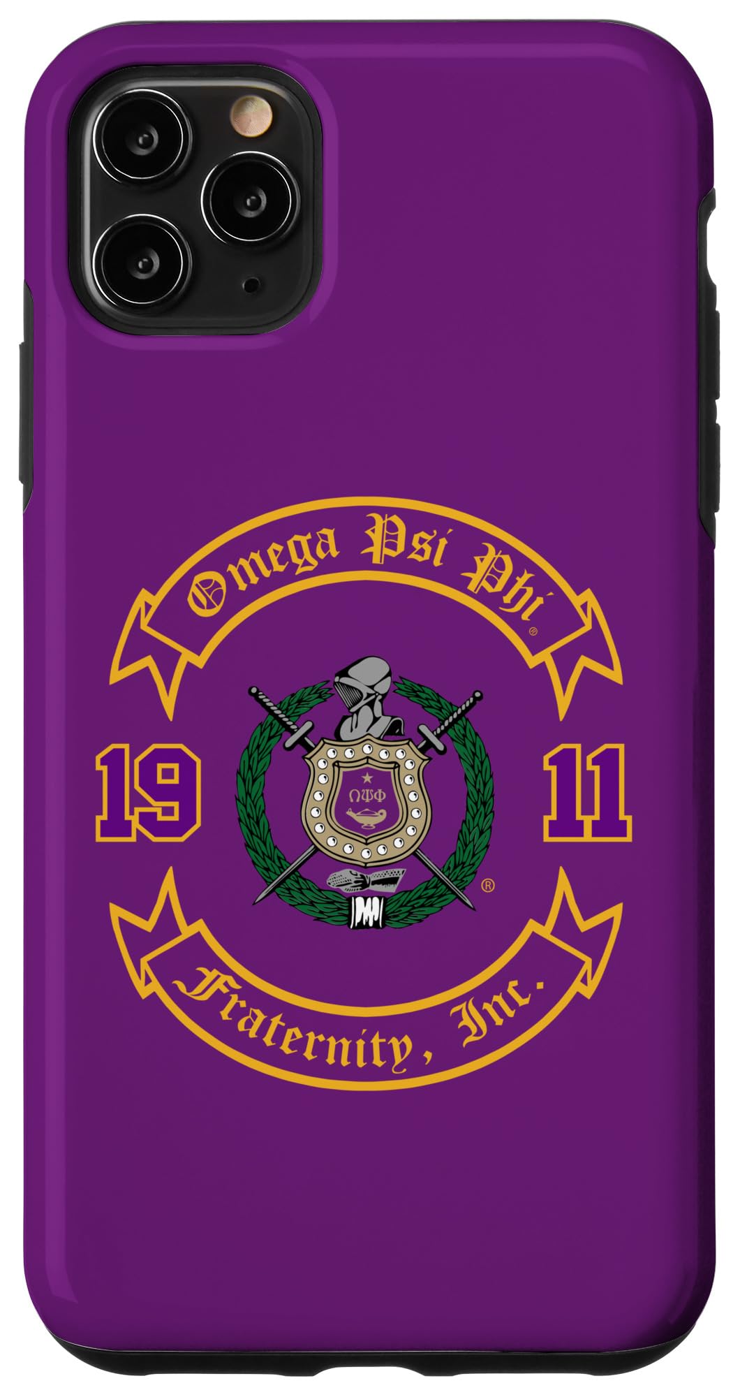Snapklik.com : iPhone 11 Pro Max Omega Psi Phi Fraternity Paraphernalia