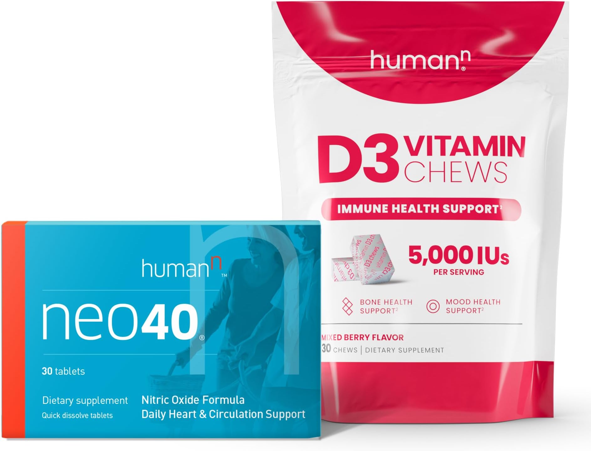 Amazon.com: HumanN Neo40 Daily & D3 Chews : Health & Household