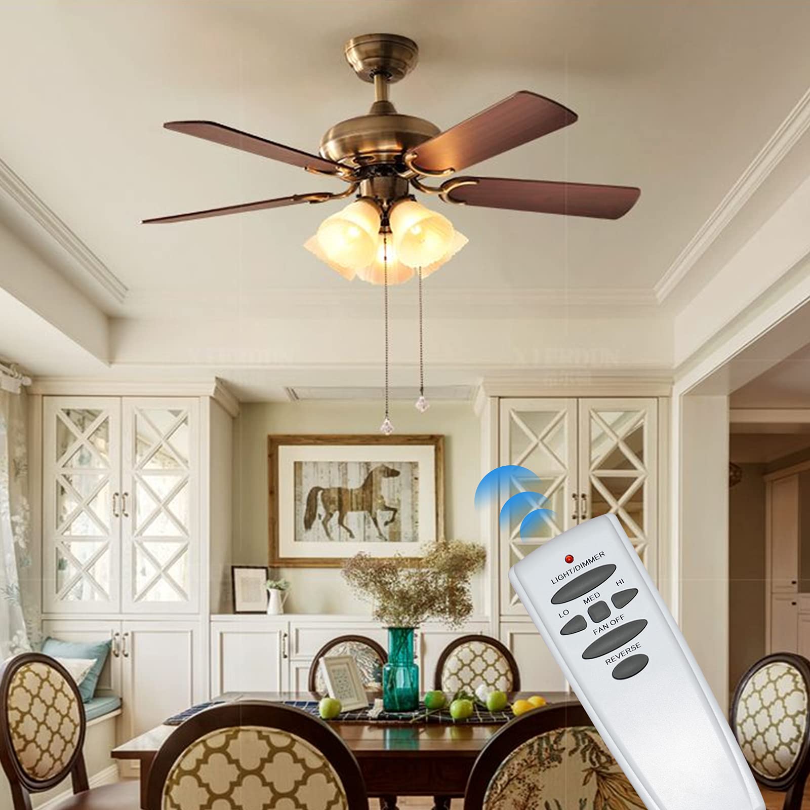 Hampton Ceiling Fan Parts HANEUL HN FIESTA 600 Mm 4 Blade Ceiling Fan