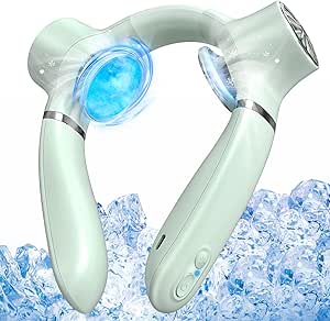 Amazon.co.jp: CHAMOKA Neck Cooler, Bladeless Neck Cooler, Includes Cooling Plate, USB ...