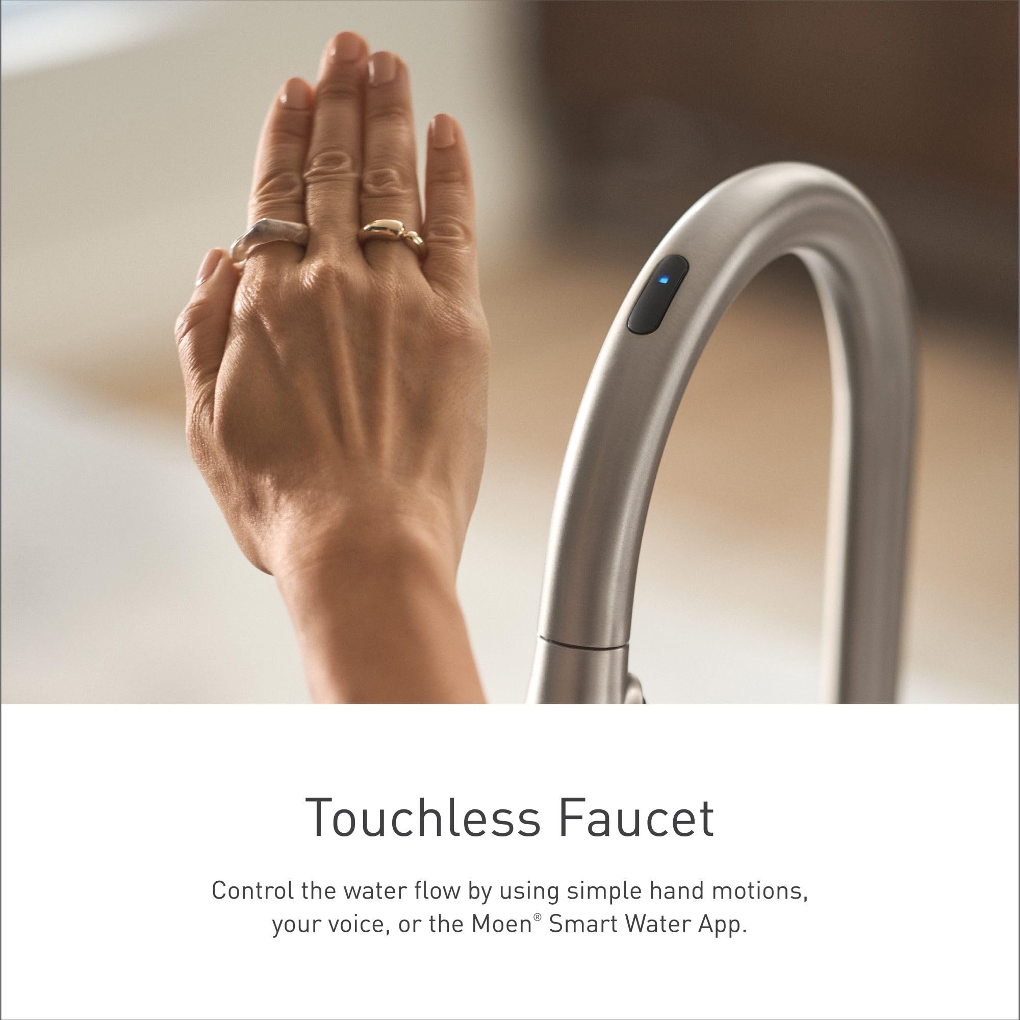 Snapklik.com : Moen Arbor Chrome Motionsense Two-Sensor Touchless One ...