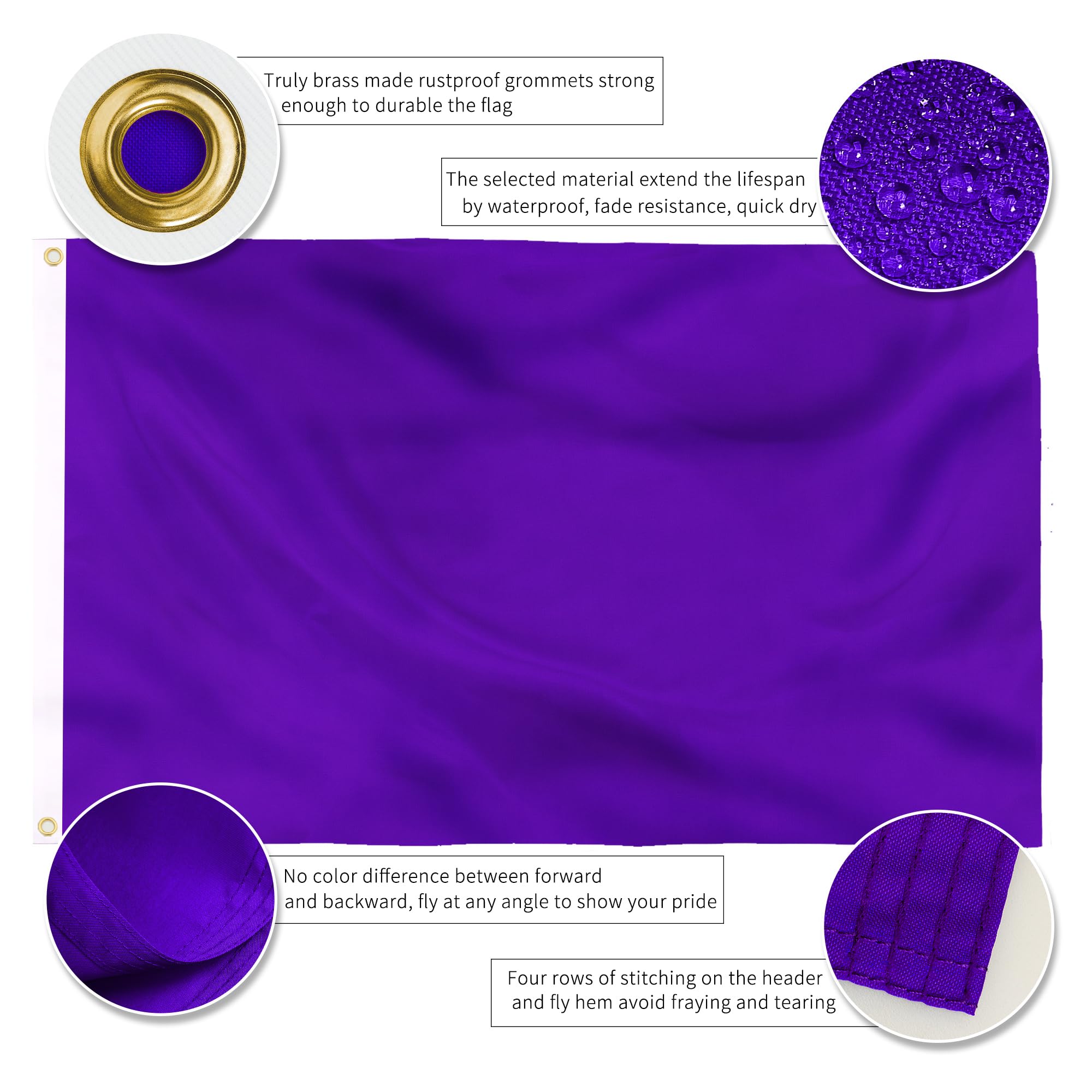 Purple National Flag Symbolism Of The Genderpunk Flag. The Genderpunk