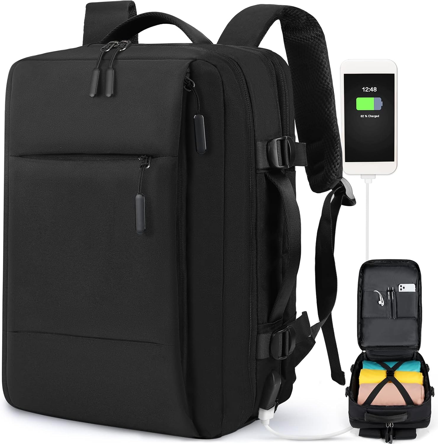 Mochila para Laptop 15.6 Pulgadas Impermeable Mochilas para Hombre ...