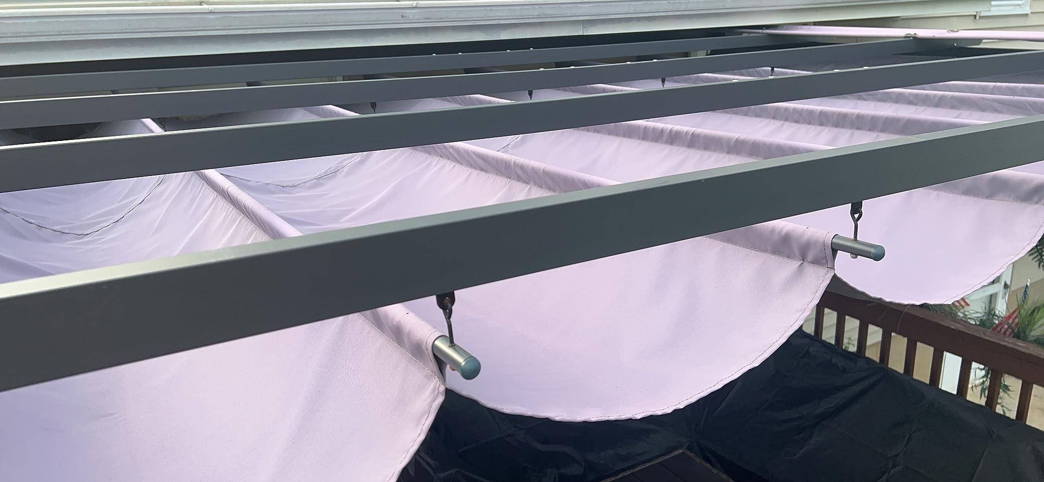 $27/mo - Finance HAPPATIO 10' X 13' Pergola Retractable Pergola Canopy ...