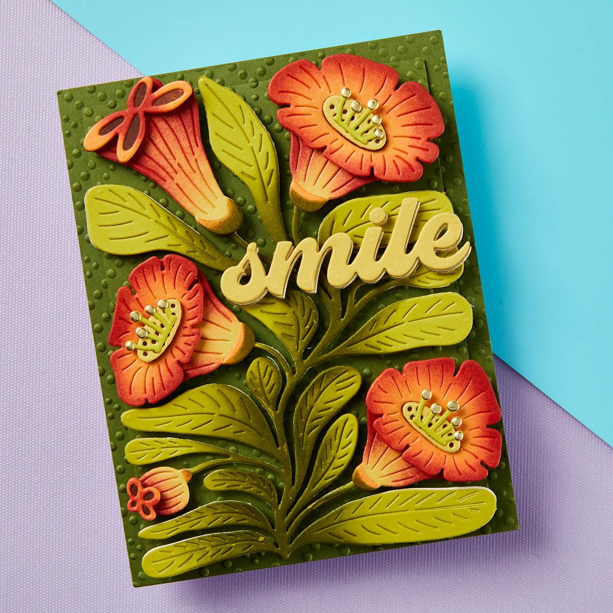 Spellbinders S7-242 Fresh Picked Angel Trumpets Etched Dies from The ...