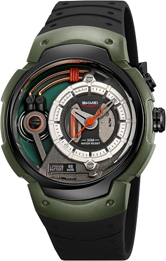 Amazon.com: FANMIS Watch for Men Steampunk Quartz Watch Sport Military ...