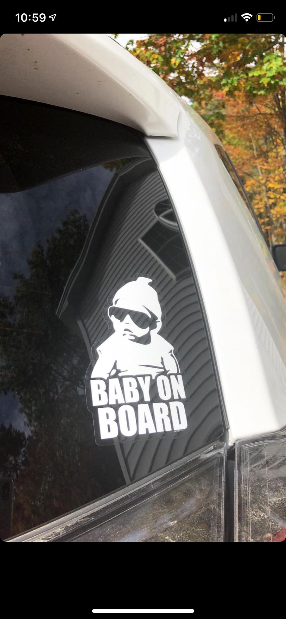 Amazon.com: Daft Baby ~ Baby on Board Sticker Hangover Decal Funny (2 ...