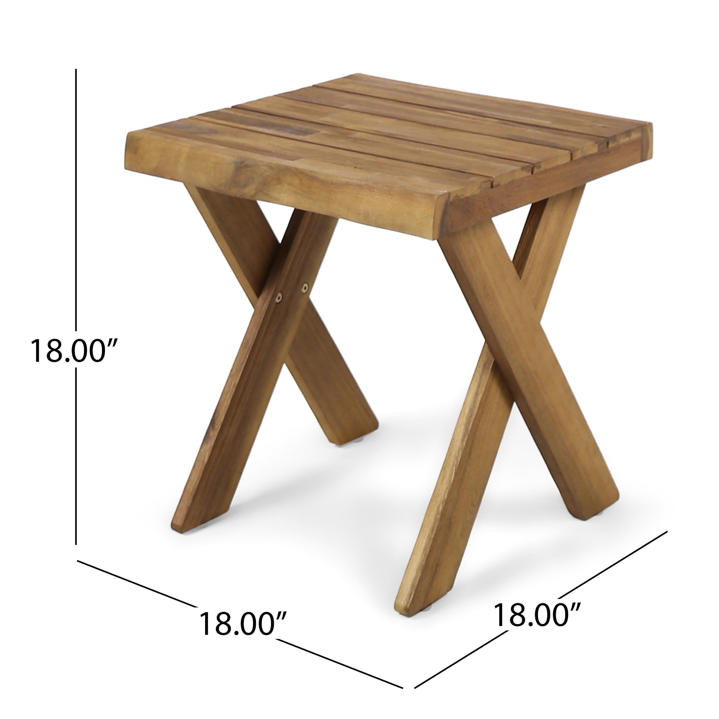 Snapklik.com : NicBex Outdoor Table Rustic Charm Piece Patio Table Side ...