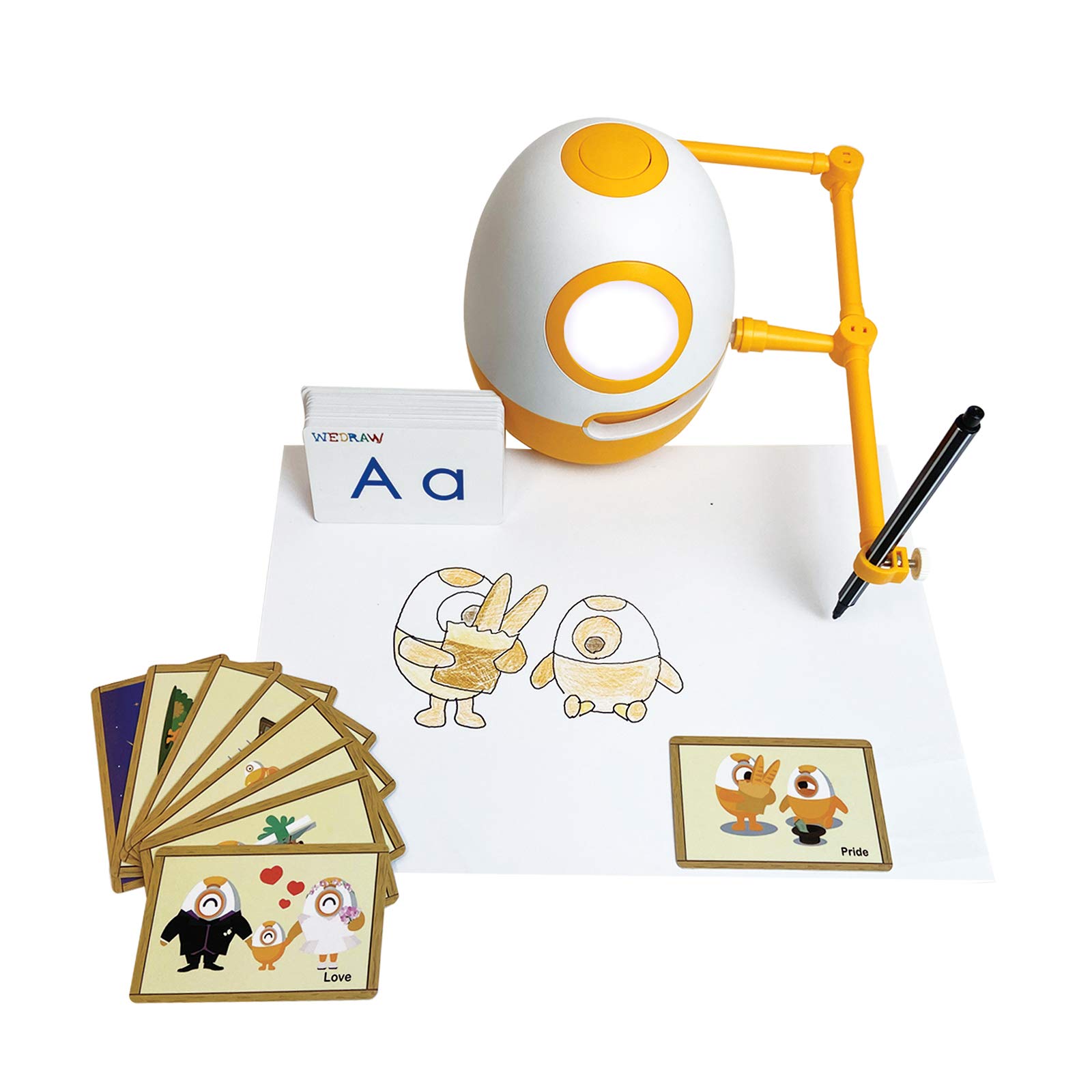 Buy WEDRAW Drawing Robot's 36 Alphabet and Emotion Series Cards,Include ...