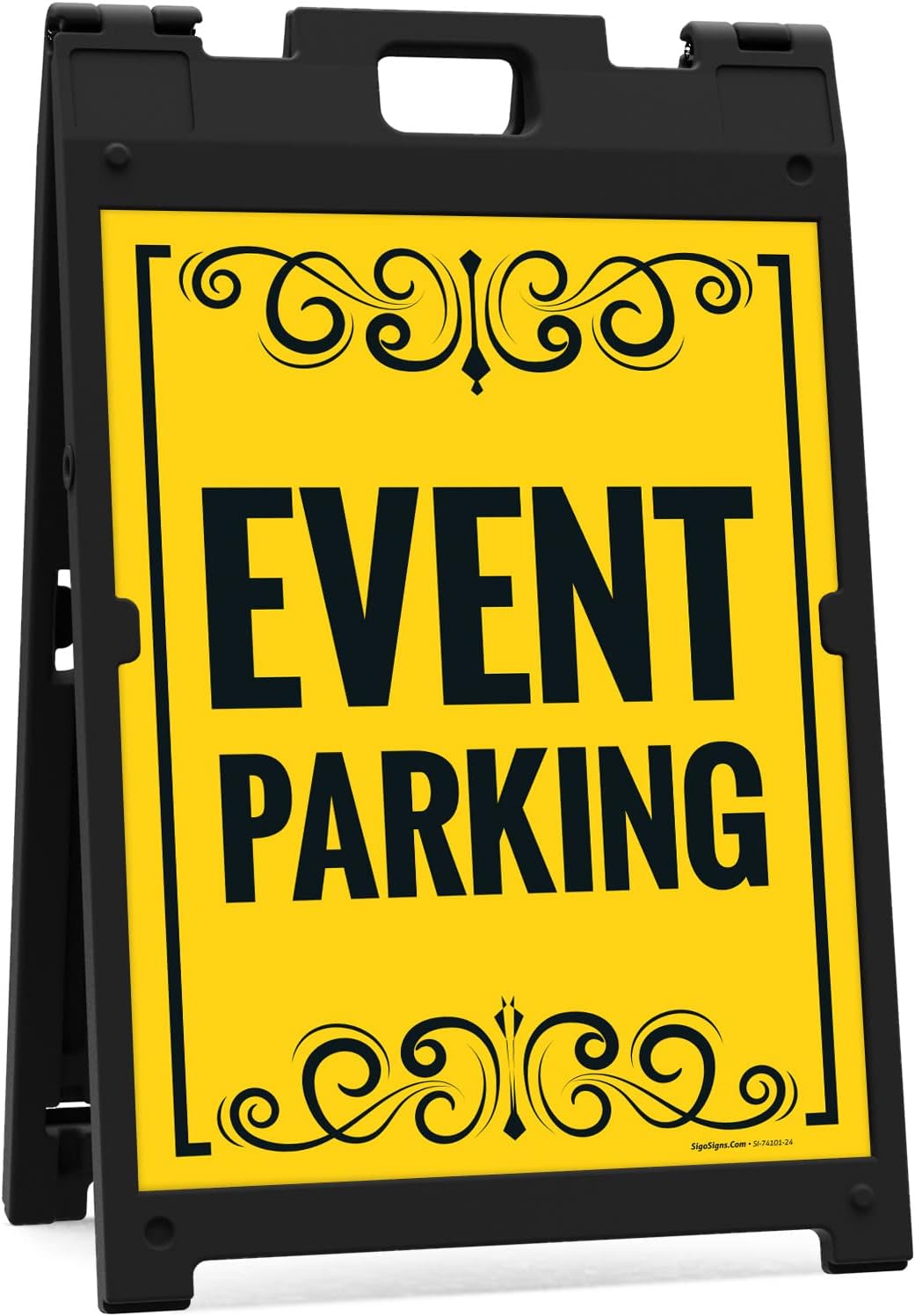 Amazon.com: Event Parking Sidewalk Sign Kit, (SI-74101) 18x24 Inches ...