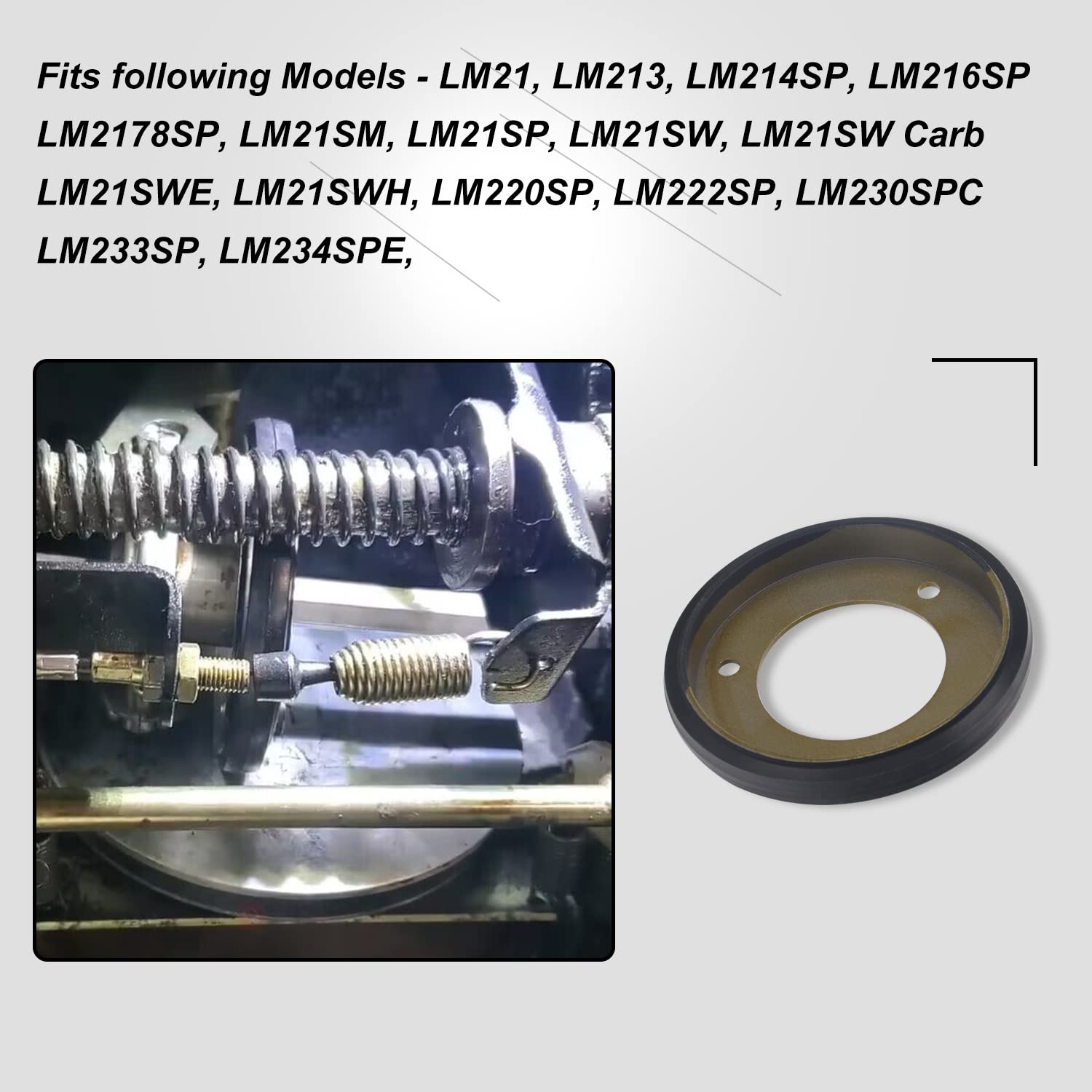 Snapklik.com : 1501435MA Friction Wheel Disc (Center Hole 2-1/4 ...