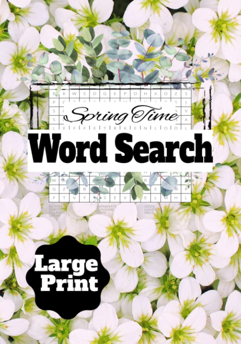 Spring Time Word Search Puzzles for Adults, Seniors and Teens: Large ...